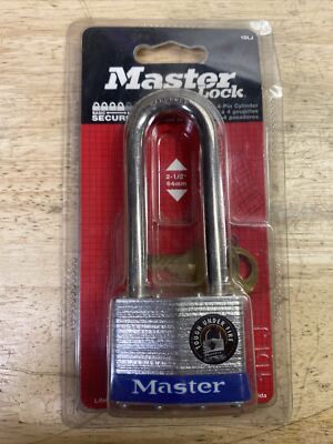 Master Lock 1DLJ Laminated No. 1 Long Shackle Padlock | eBay