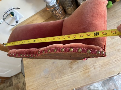 Vtg Antique Salesman Sample Miniature Doll Size Chaise Lounge Fainting ...