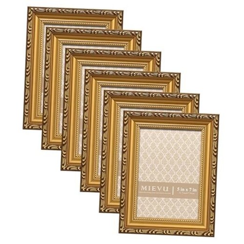 5x7 Picture Frame Gold Bulk - 6PCS Vintage Picture Frames And Tabletop ...