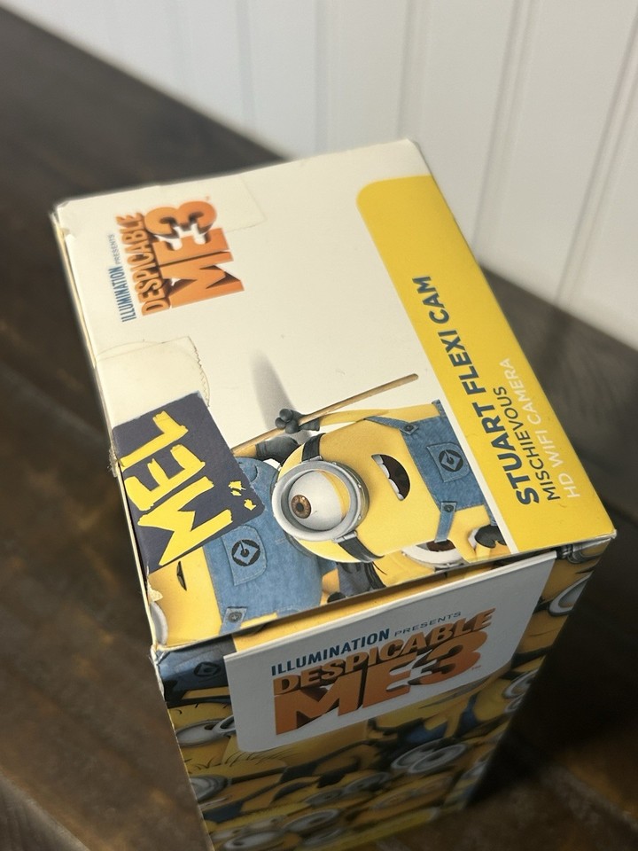 Illumination Despicable Me 3 Minions Stuart Flexi HD WIFI Camera - NIB ...