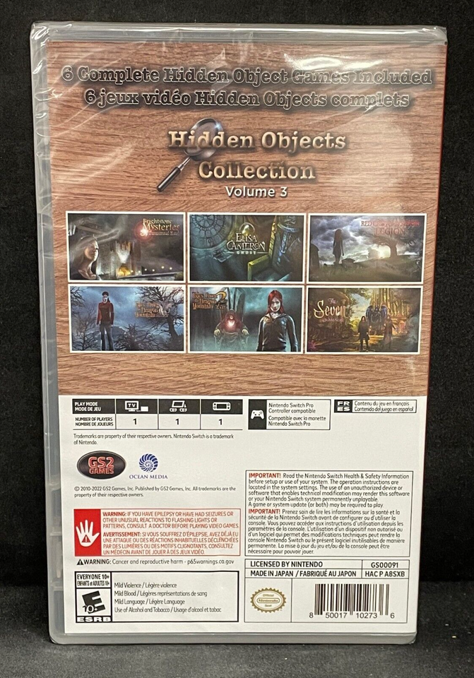 Hidden Objects Collection - Volume 3 (Nintendo Switch) NEW | eBay