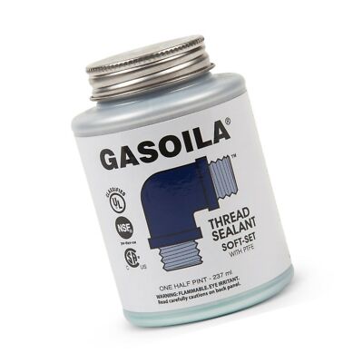 Gasoila Soft-Set Pipe Thread Sealant with PTFE Paste, Non Toxic, -100 ...