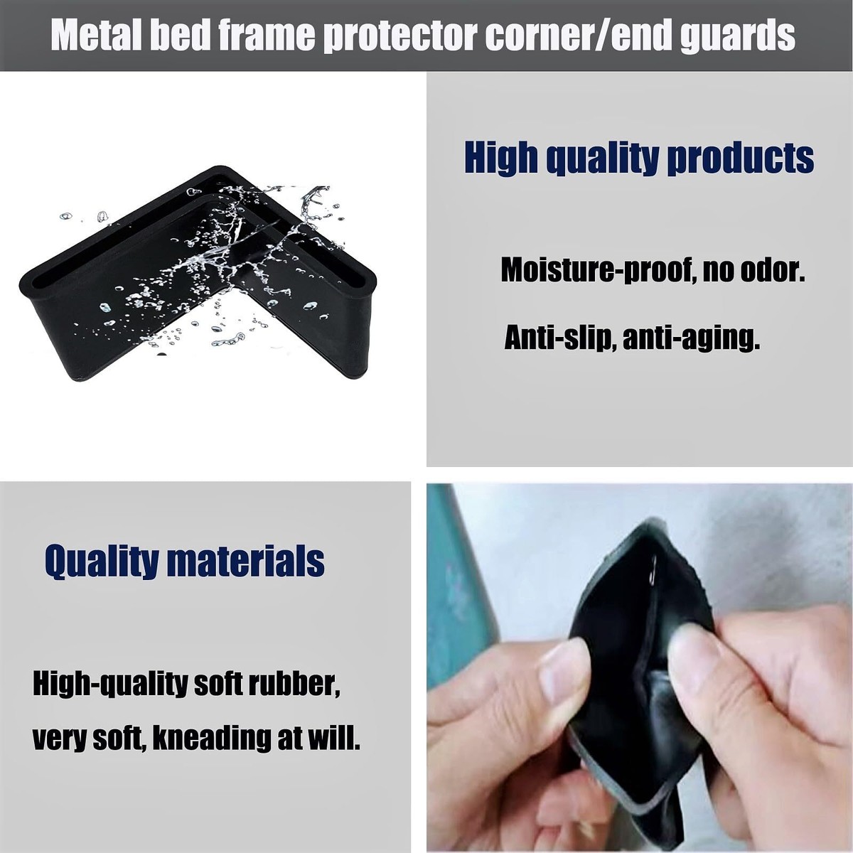 Bed Frame Corner Protectors CANIGHT 24pcs Tv Photo Frame Corner