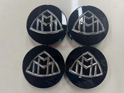 FOR Mercedes Benz Maybach Wheel Center Hub Cap Cover Logo Emblem 4Pcs ...