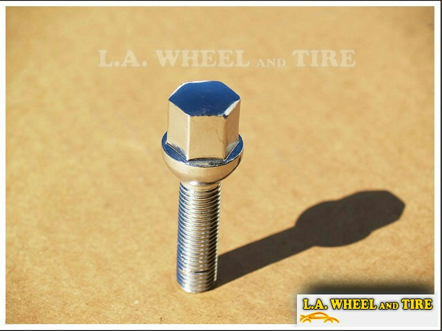 Set of 5 Chrome Mercedes Lug Bolts Nuts C230 C240 CLK320 CLK500 SLK350 ...