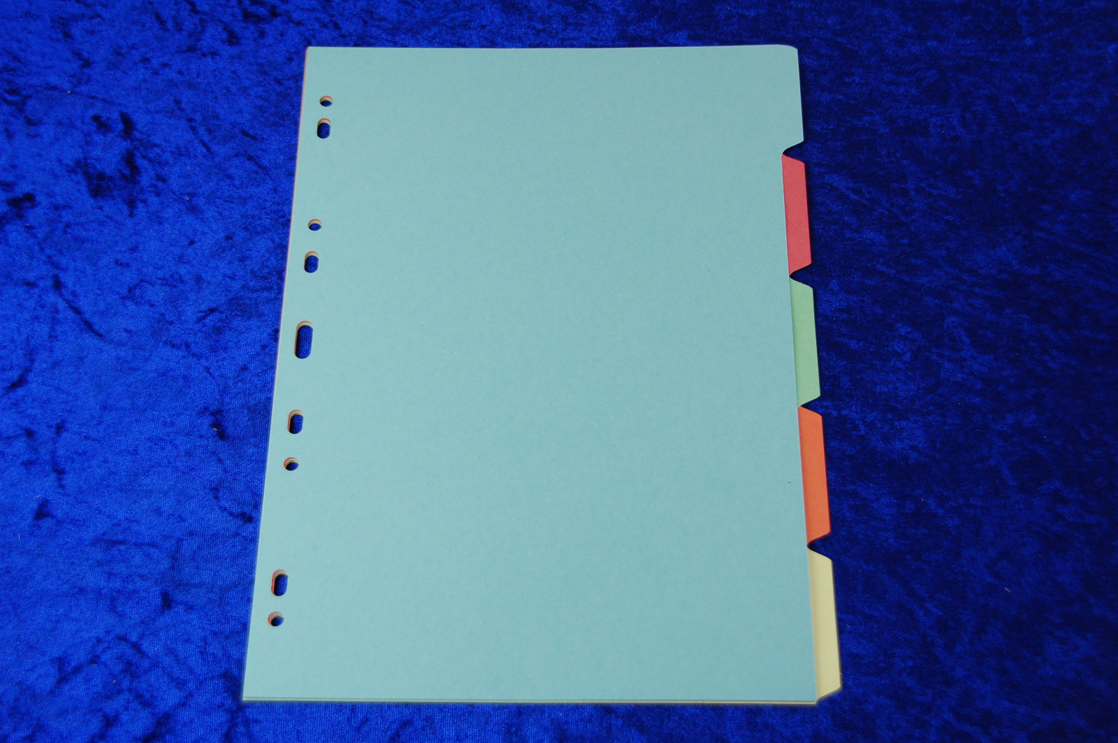 2 Stück Ordnerregister Register A4 1-5 5tlg blanko Manila Karton Ordner ...