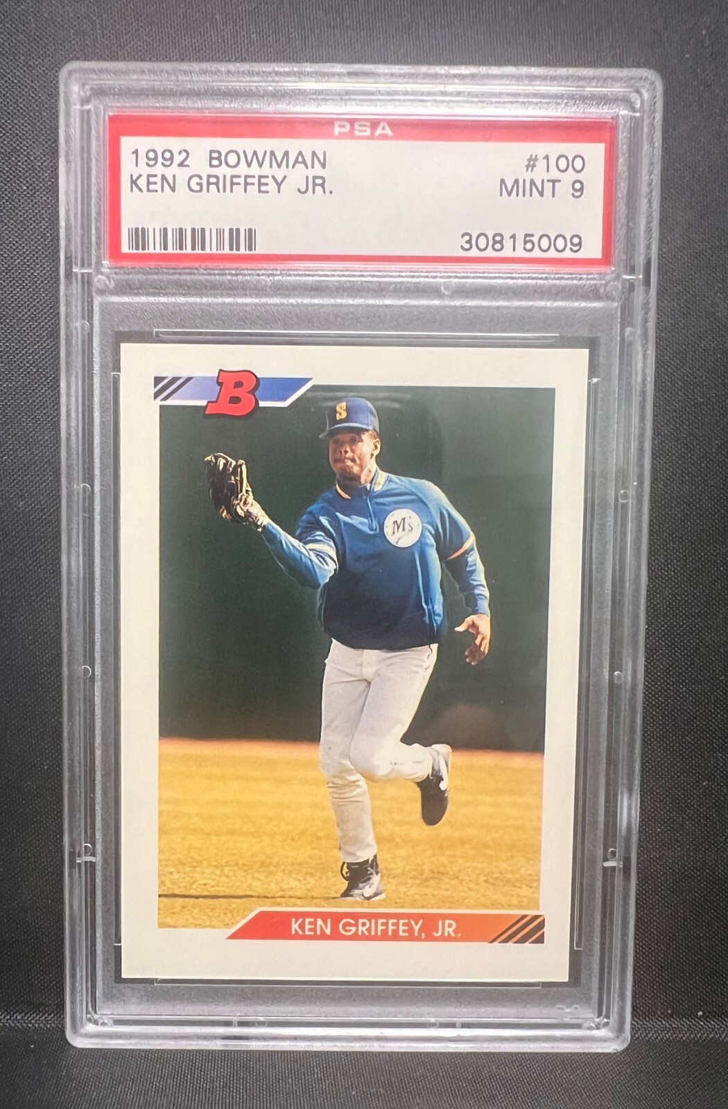 1992 Bowman 100 Ken Griffey Jr. PSA 9 MINT HOF GOAT Seattle Mariners | eBay