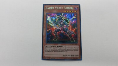 KAISER VORSE RAIDER MVP1-ENS02 1ST EDITION SECRET RARE YUGIOH PACK ...