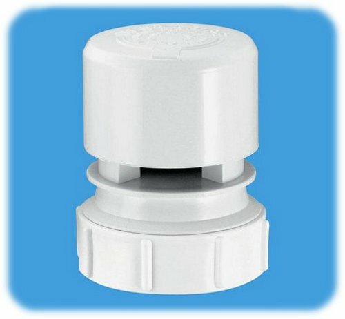 McAlpine 40mm Air Admittance Valve Vent Pipe 1 1/2" Ventapipe Durgo ...
