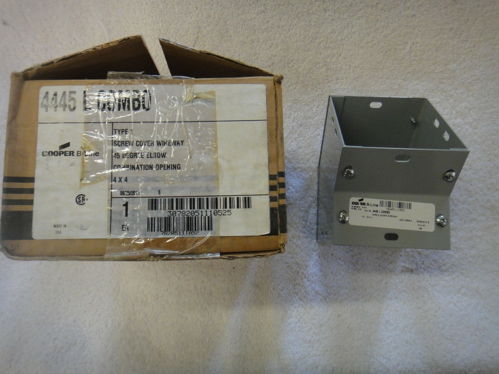 NIB COOPER B-Line 4445 L Combo Screw Cover Wireway 4445 L | eBay