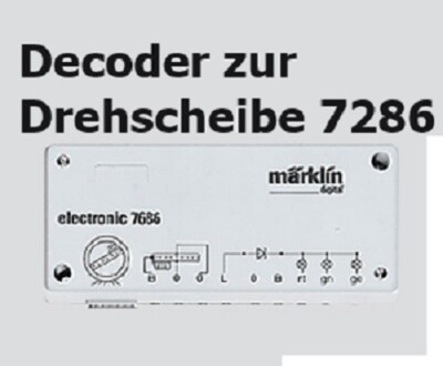 Märklin 7687 Digitaldecoder Nachrüstset zu Drehscheibe 7286 NEU orginal ...