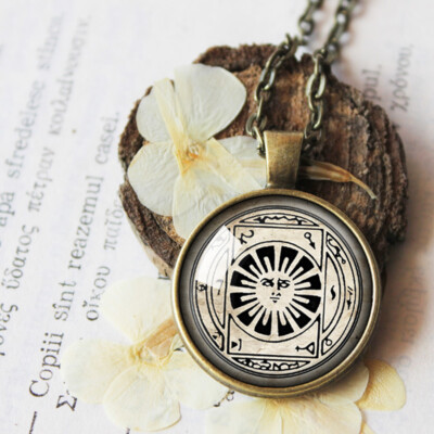 Pewter Talisman For Invisibility Pentacle Necklace Pendant | eBay