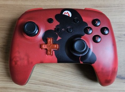 Power A Enhanced Wireless Controller Nintendo Switch Mario Shadow Red ...