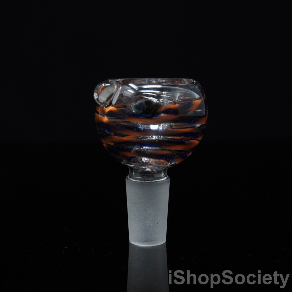 Colorful Glass Slide Bowl 14mm Water Pipe Hookah Head Piece Thick Slide ...