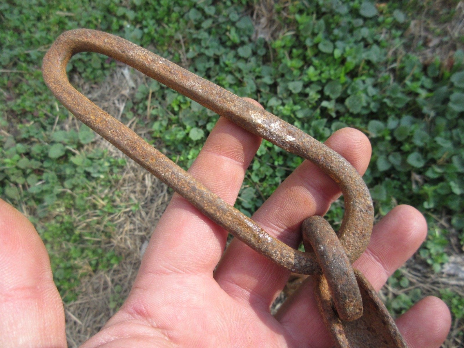 ANTIQUE 1900s RARE OLD IRON FORGED PRISONER LEG CUFF ANKLE SINGLE ...