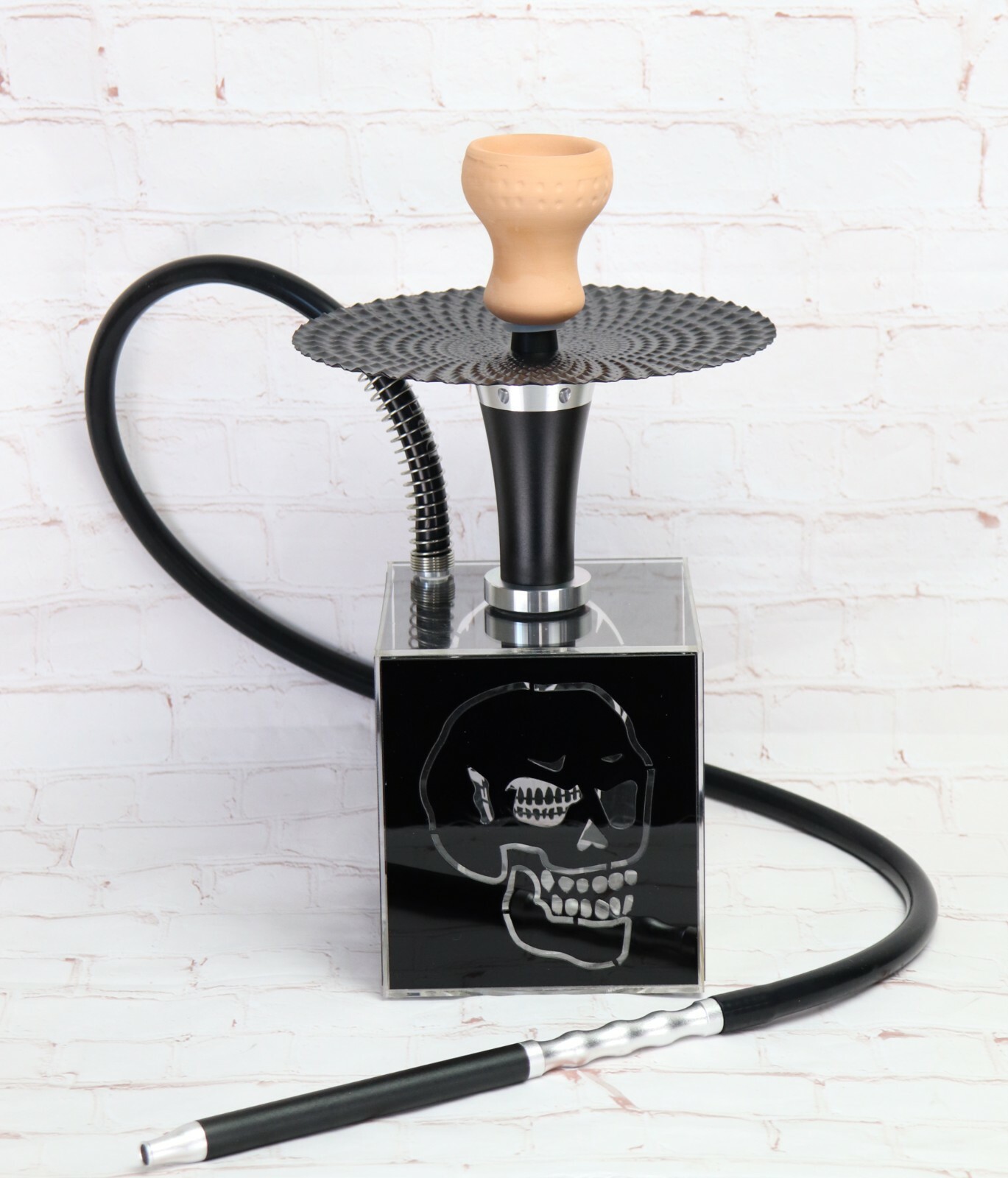 Acrylic Hookah Complete Set w/LED Lights/Remote Control -Charcoals ...