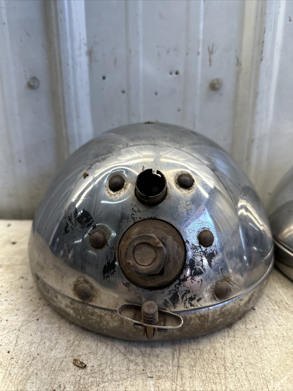 1930-1931 FORD MODEL A HEADLIGHT HOUSING BUCKETS PAIR ORIGINAL VINTAGE ...