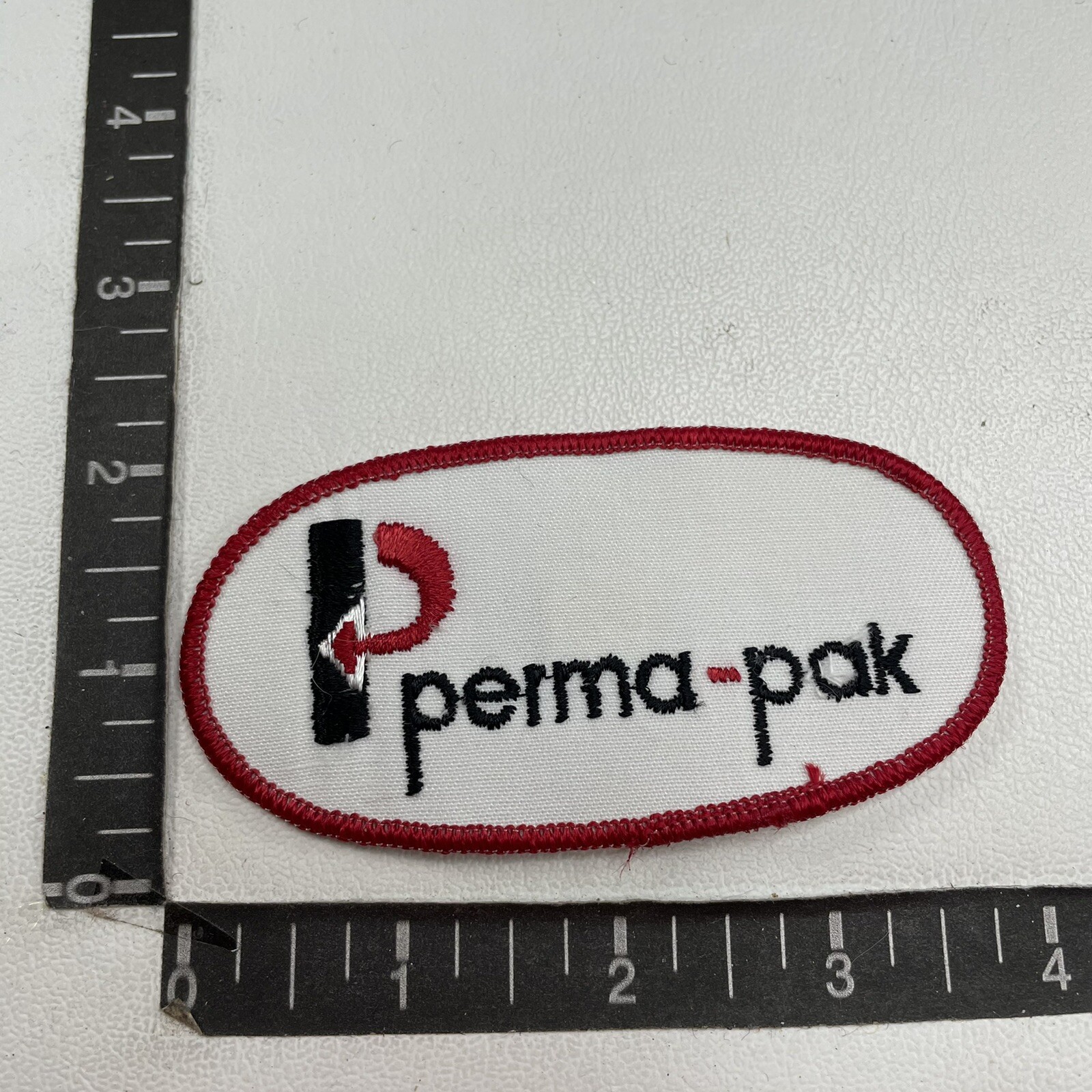 Vtg PERMA-PAK Advertising Patch (Food Storage, I Think) C09Z | eBay