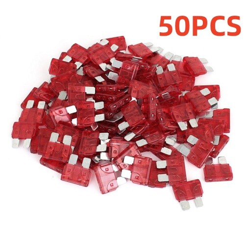50 pack 10 Amp ATC Fuse Blade Style 10A Automotive Car Truck US | eBay