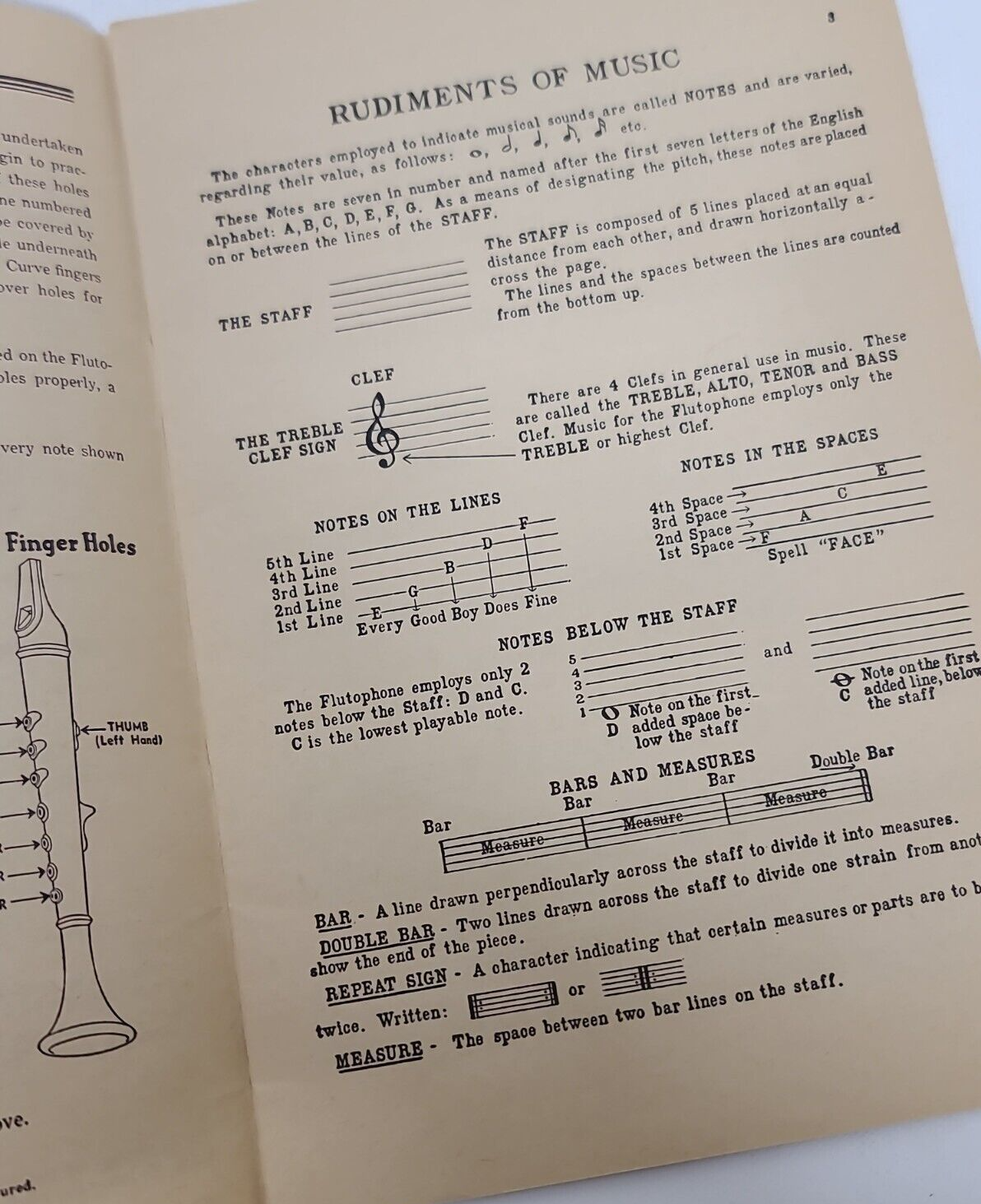Elementary Flutophone Method Pre Band Instruments Recorder Kids School ...