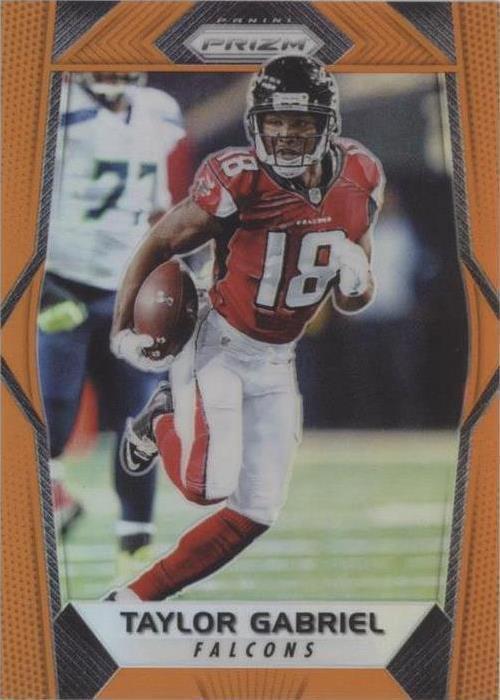 2017 Panini Prizm - Taylor Gabriel #191 Orange Prizm /275 for sale ...