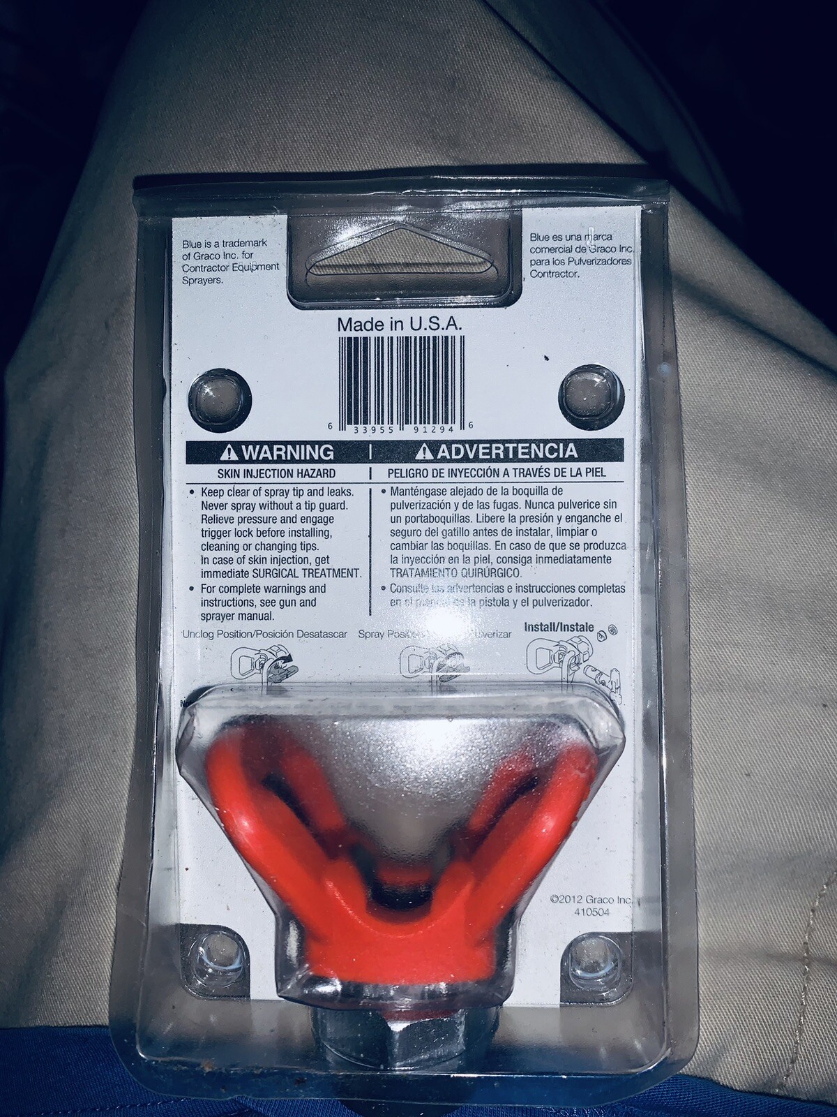 GRACO (243161) RAC 5 HandTite Guard Paint Gun Tip Holder 7/8 in. Thread ...