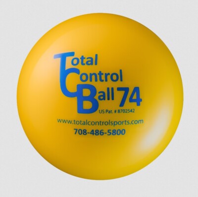 TOTAL CONTROL BALL TCB 74 Softball/Baseball Weighted Training Hitting ...