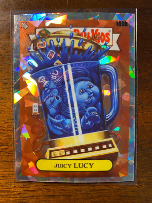 2022 Topps Chrome Garbage Pail Kids Series 5 Juicy LUCY #189b Atomic ...