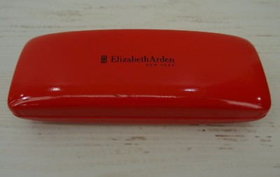 Elizabeth Arden Red Sunglass Eyeglass Hard Clam Shell Spring Loaded ...