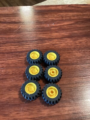 Lego Wheel Part 6014 X6 Yellow Stock Vvv | eBay