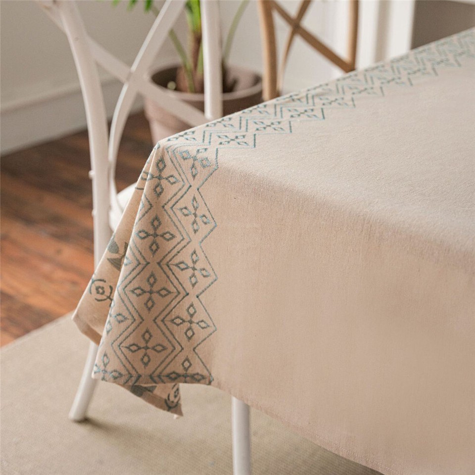 Rectangle Embroidery Tablecloth Dining Party Table Cloth Cover ...