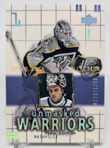 2001-02 Upper Deck Mask Collection - Mike Dunham #180 /1250 for sale ...