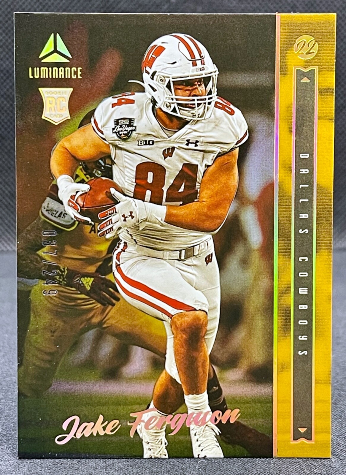 2022 Panini Luminance - Rookie Gold #132 Jake Ferguson, Jake Ferguson ...