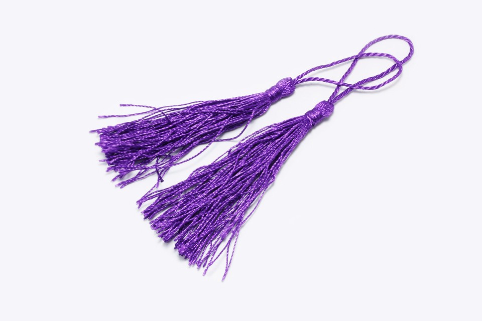 Quaste mit Anhänger 13 cm Quasten Troddel Bommel mit Schlaufe, QS10 ...