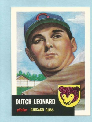 1991 Topps Baseball 1953 Archives Dutch Leonard #155 Chicago Cubs NM/MT ...