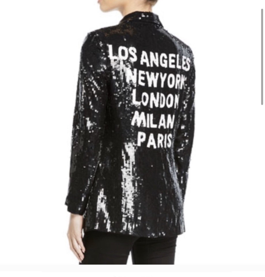 L’Agence Neval Sequins Blazer. NWT. Size 0. Retail- $1250 | eBay