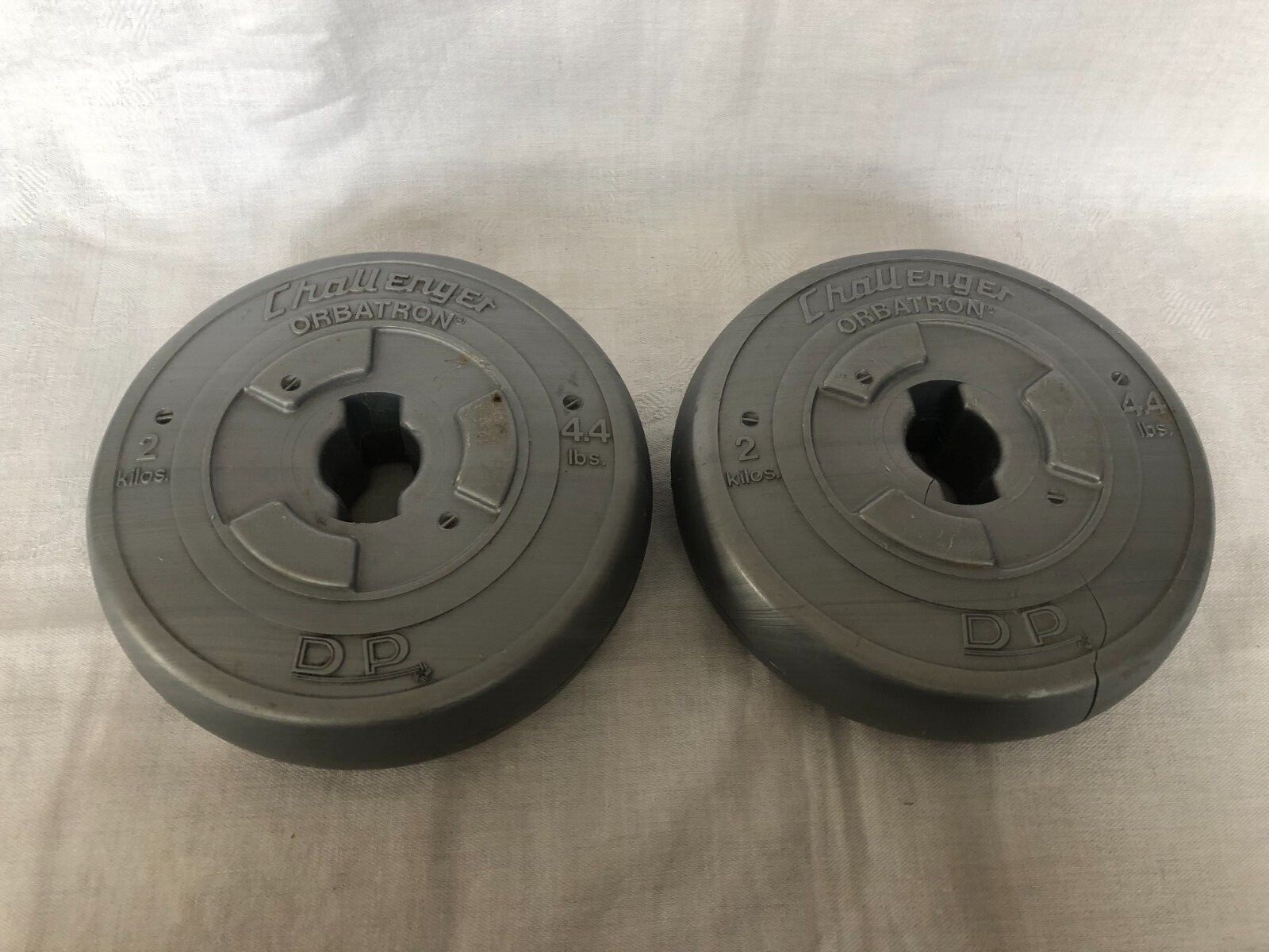 Set of 2 Challenger Orbatron DP 4.4 lbs/2.0 kgs Plastic/Cement Weight ...