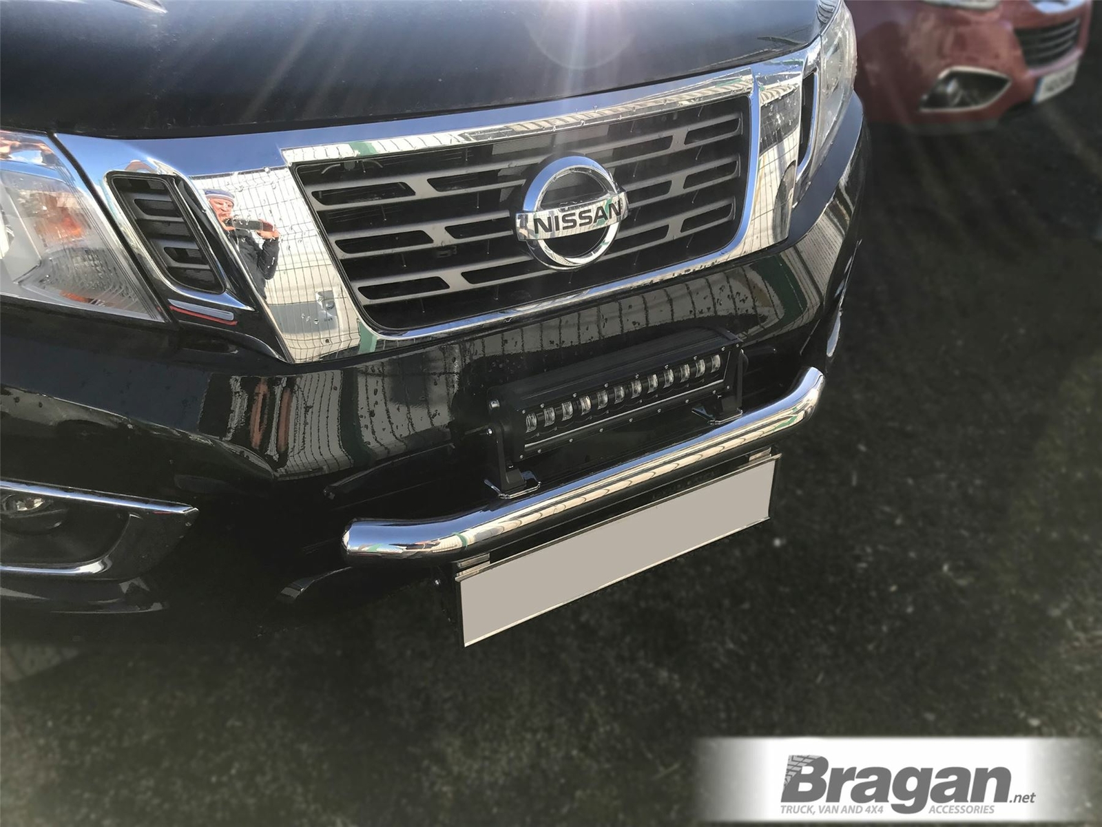 Front Bumper Spotlight Bar + Spot Bracket For Nissan Navara NP300 16 ...
