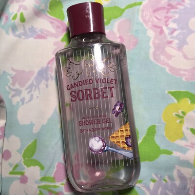 Bath And Body Works Shower Gel Candied Violet Sorbet Full Size | eBay