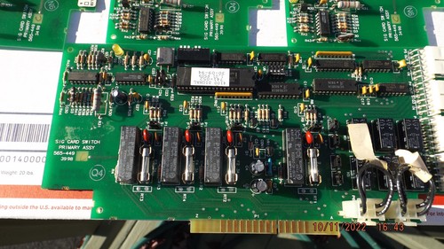 4100 Simplex 565-449 (Rev C) Signal Card Switch Primary Assy.. Only ...