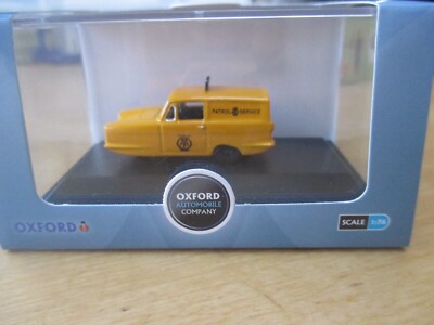 OXFORD 1/76 SCALE: 76REL001 RELIANT REGAL YELLOW AA SUPER VAN NEW BOXED ...