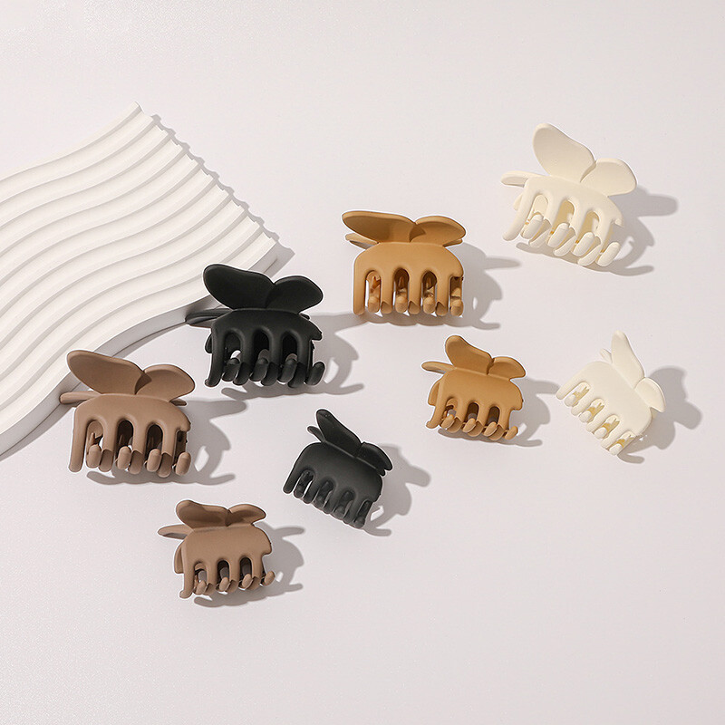 Butterfly Women Hair Claws Matte Hair Clips Barrette Headwear Hair Clip ...