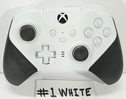 Xbox One White Elite Series 2 Wireless Controller For Parts Non Working ...