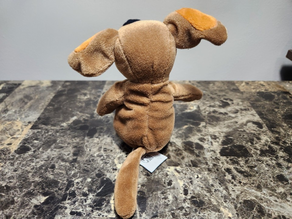 Wags The Dog THE WIGGLES Brown PUPPY Beanbag STUFFED Animal Toy 2003 ...