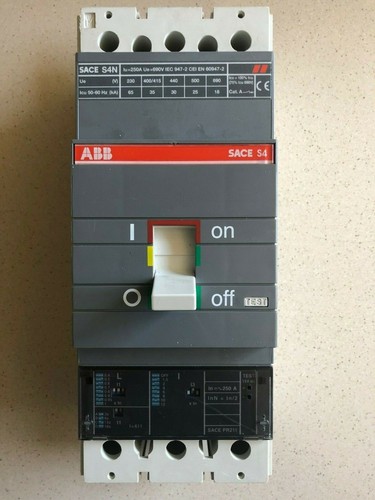 ABB SACE S4, S4Ν CIRCUIT BREAKER 3 POLE, 600V, 250AMP | eBay