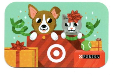 Target Purina Cat Dog Christmas Presents Gift Card No $ Value ...