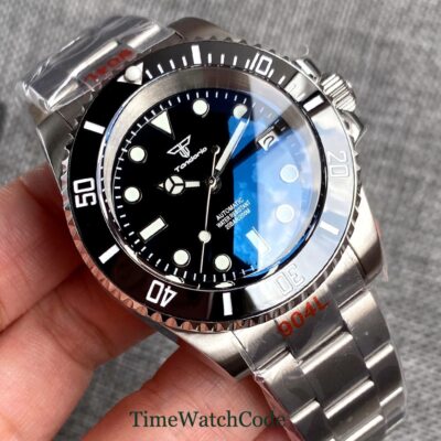 Tandorio Automatic Watch for Men 40mm NH35 PT5000 10ATM Domed AR ...