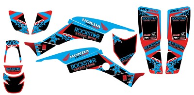 Fits Honda TRX 400 1999 01 02 03 04 05 06 2007 graphic kit TRX 400ex ...