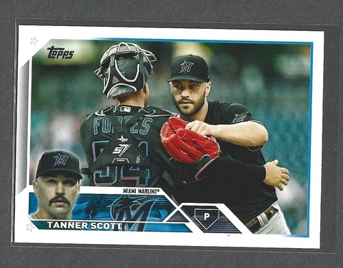 Tanner Scott #18 2023 Topps Series One Miami Marlins MLB Baseball | eBay