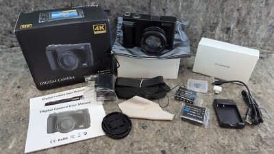 Duluvulu DC101 Digital Camera,4K 48MP UHD Autofocus Video Camera with ...